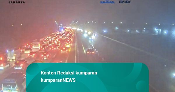 Tol Japek Arah Jakarta Masih Macet Malam Ini, Contraflow KM 55-47 Diberlakukan | kumparan.com